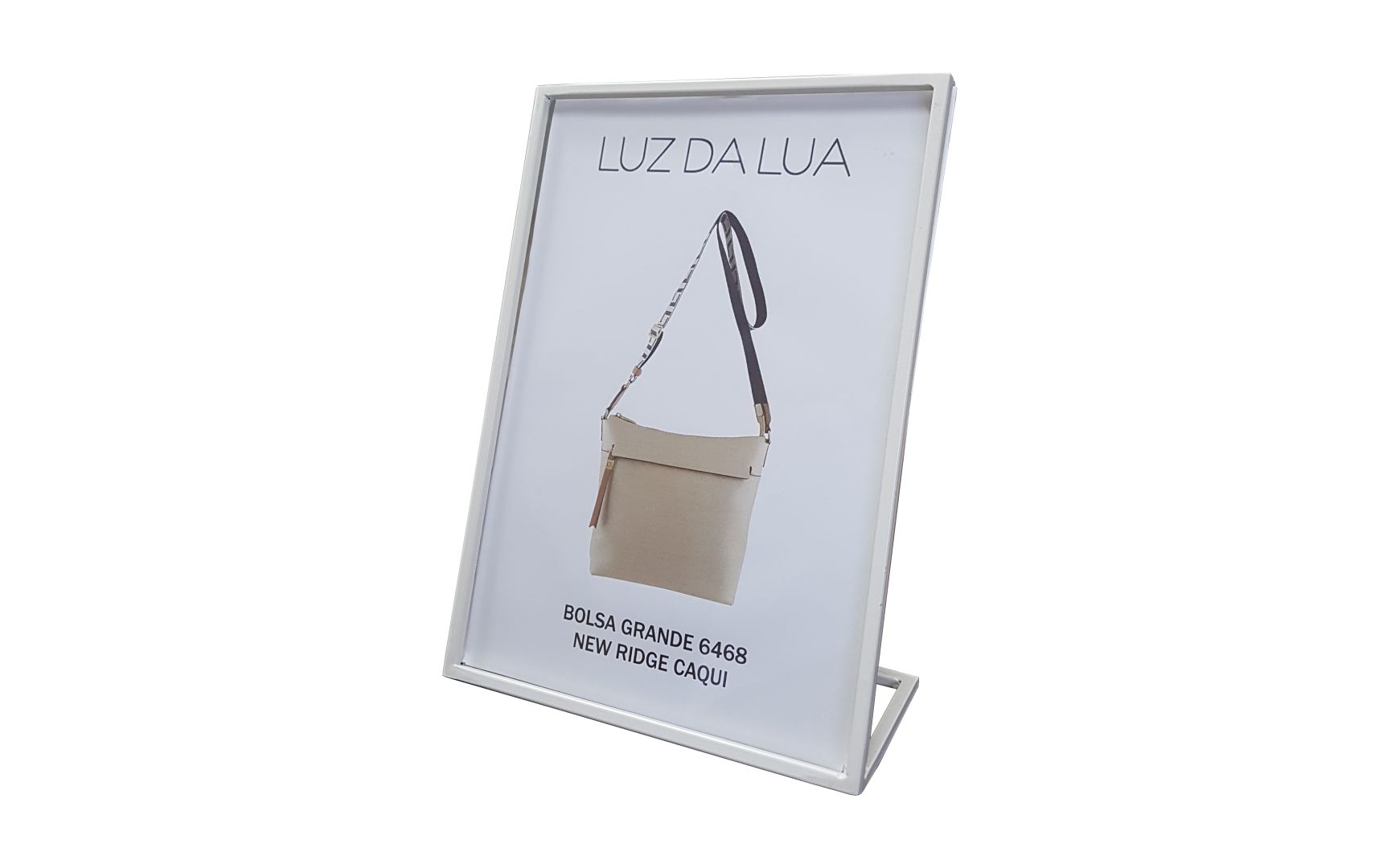 Porta Cartaz A4 Regulável em Metal - Display Style